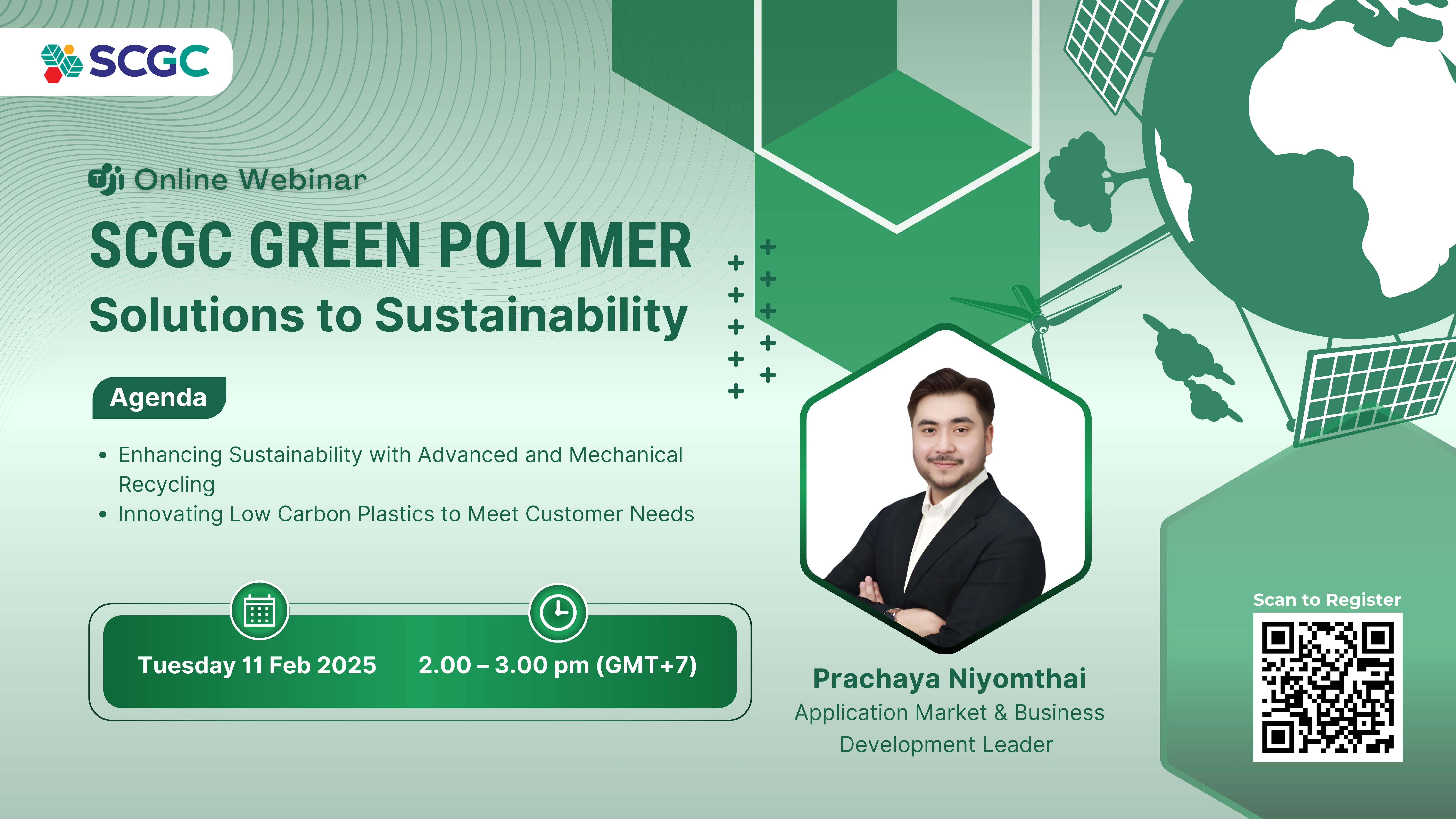 SCGC Green Polymer Solutions to Sustainability Webinar