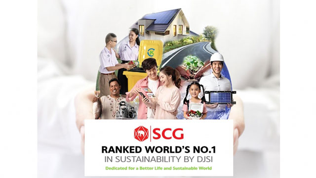 SCG Ranked No.1 Globally in Sustainability Development, Named in DJSI Member List for 17th ...