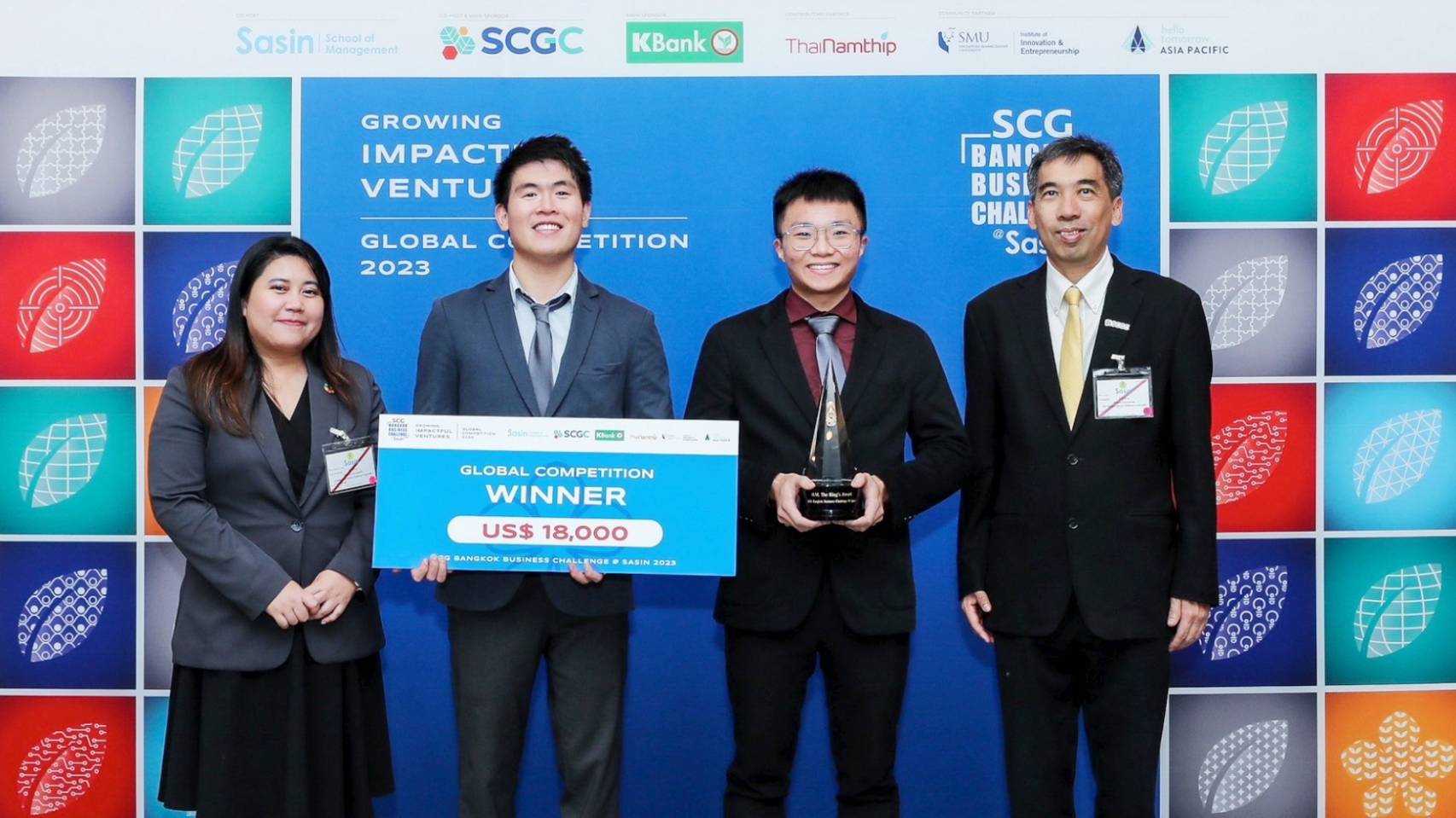 ศศินทร์ x SCGC ประกาศผู้ชนะ ทีม Castomize Technologies จากประเทศสิงคโปร์ คว้าแชมป์ SCG Bangkok ...