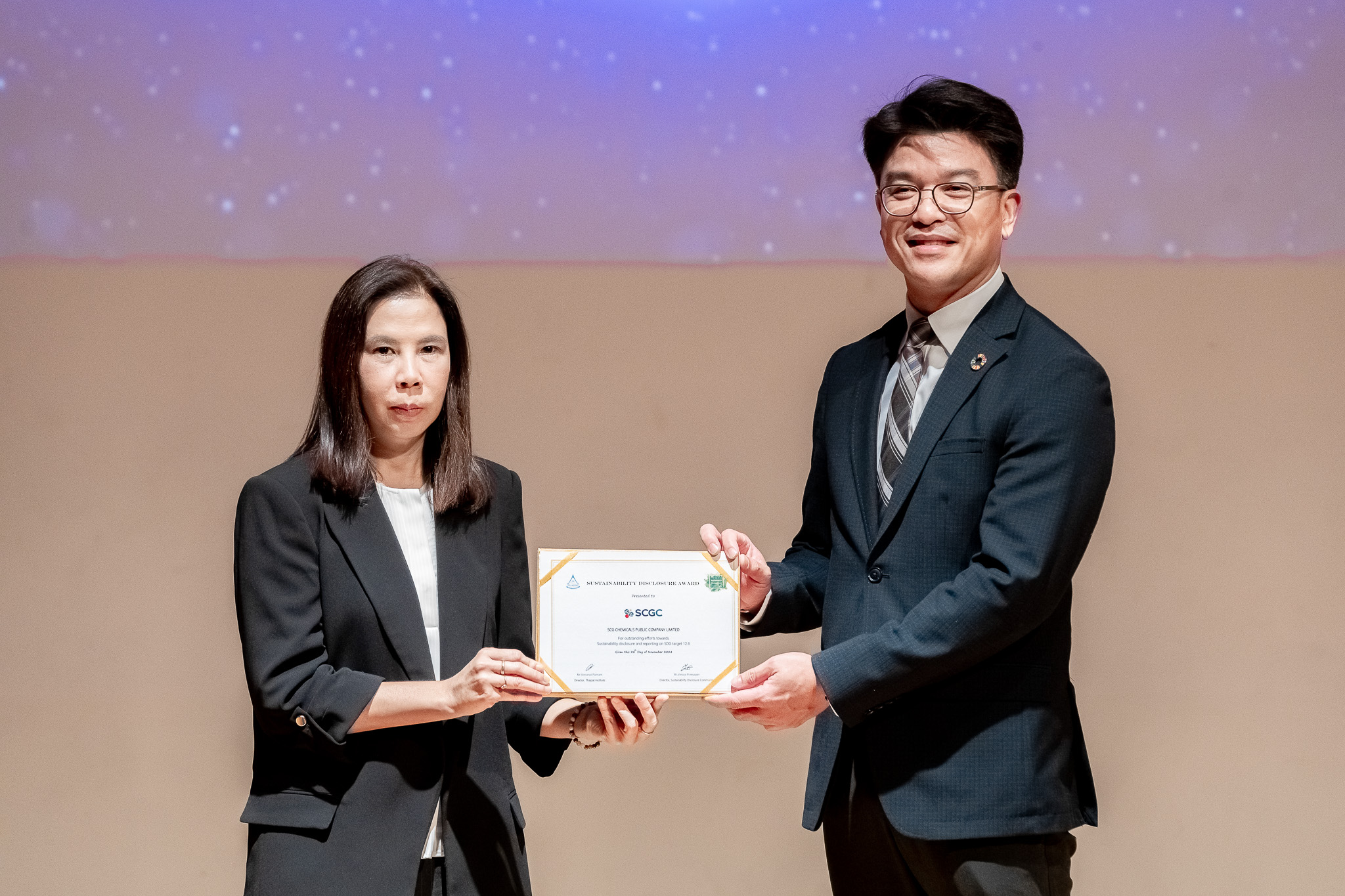 SCGC รับรางวัลเกียรติคุณ “Sustainability Disclosure Award 2024” ต่อเนื่อง 3 ปีซ้อน สะท้อนการ ...